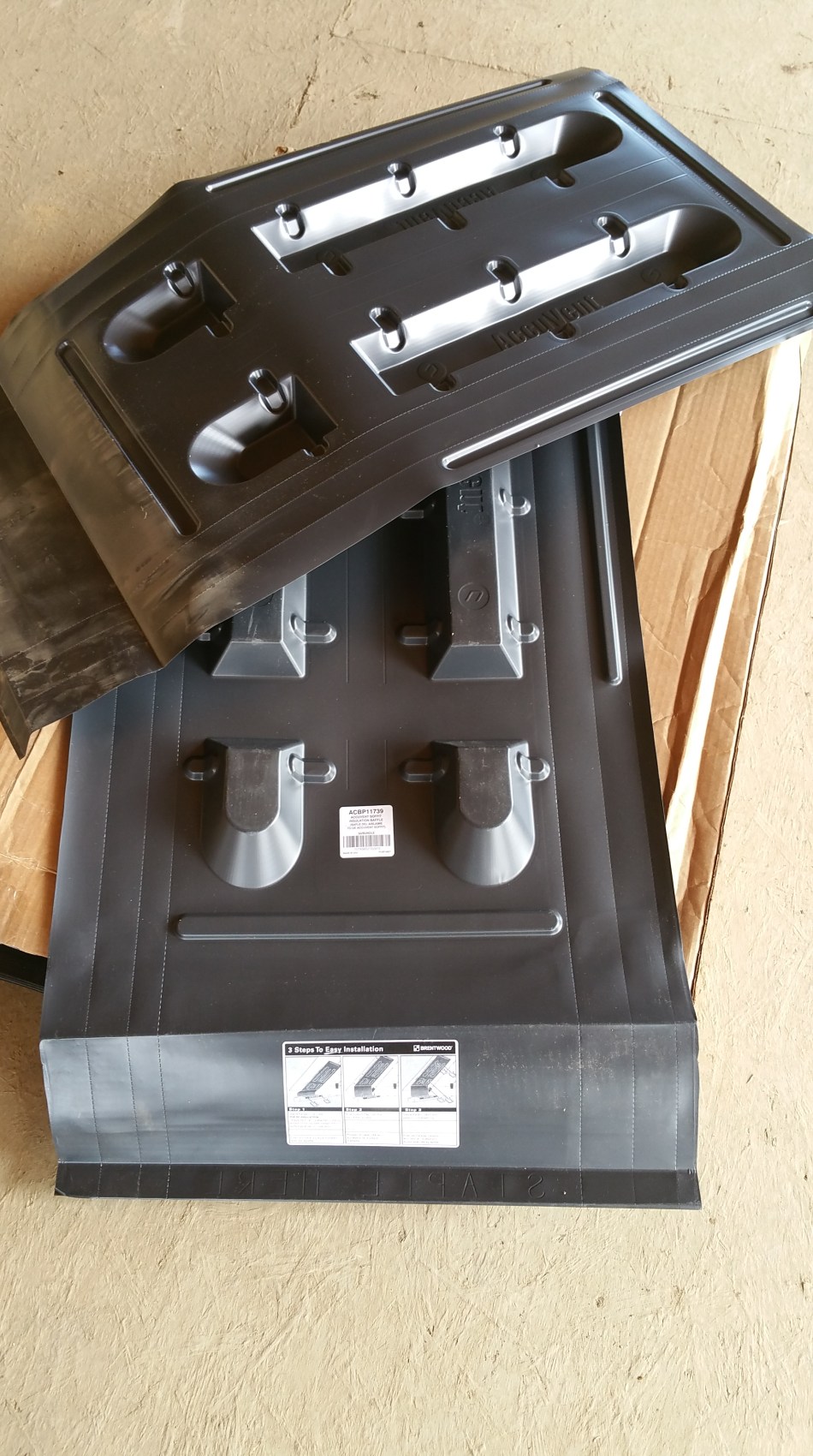 site built baffles | kimchi & kraut